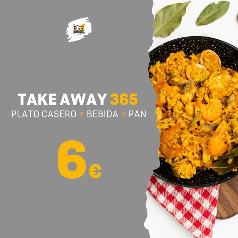 TAKE AWAY 365, nuestros menús para llevar - Area365