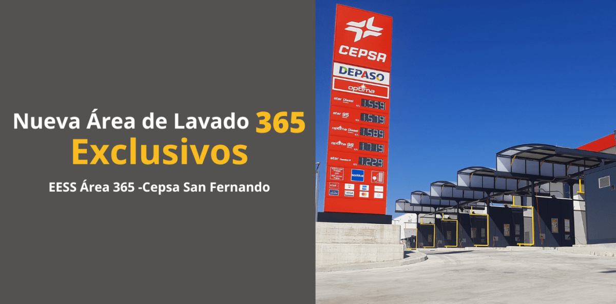 Nueva Área de Lavado Área 365 Cepsa San Fernando - Area365